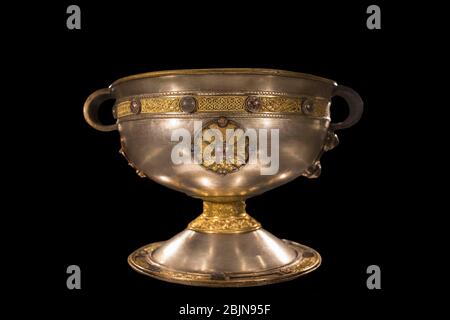 Ardagh Hoard Chalice hoard metalwork National Museum Ireland Dublin ...
