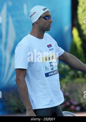 Milorad Cavic of Serbia During in 50 M Butterfly Men World Championship ...
