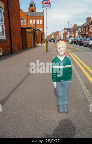 Child bollards outside the Avenue Road School in Clarendon Park ...