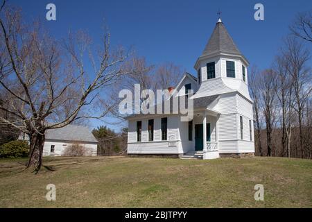 The Hubbardston, Massachusetts Historical Society housed in the old ...