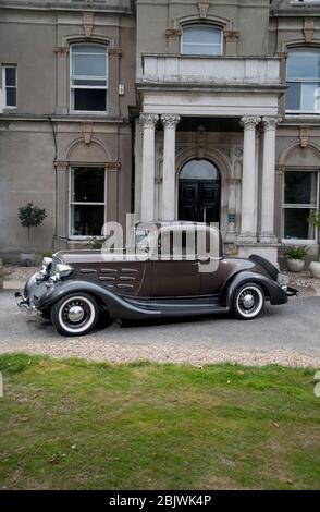 1935 REO Flying Cloud Coupe classic American car Stock Photo - Alamy