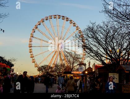 Winter Wonderland Christmas fair Hyde Park London England UK Europe ...