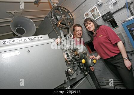 Peter Davies and wife Irene owners of the 90 year old coliseum cinema ...
