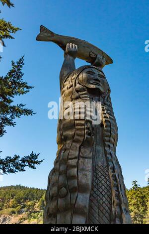 "Maiden of Deception Pass "Samish Indian Nation" "story pole", "Rosario ...