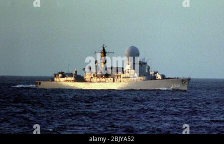 HNLMS Tromp (F-801) underway during Ocean Safari 85 Stock Photo - Alamy