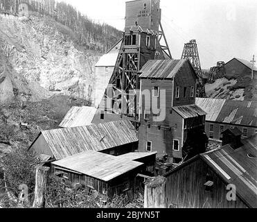 Glory Hole, Alaska Treadwell Gold Mining Co, Douglas Island, nd (NOWELL ...