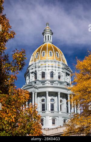 Downtown Golden, Colorado, USA in winter Stock Photo - Alamy
