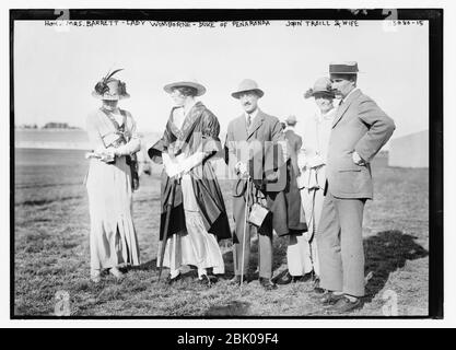 Hon. Mrs. Barrett, Lady Wimborne, Duke of Penaranda, John Traill and ...