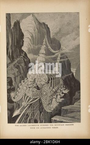 Houghton SF-251 - Goddess of Atvatabar, illustration p 293 Stock Photo ...
