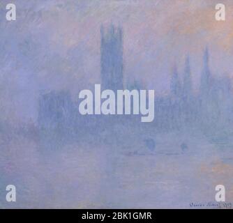 Claude Monet - Houses Parliament Fog Effect 1903 Stock Photo - Alamy