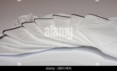 Surgical mask. Air pollution concept. Prevention coronavirus ...