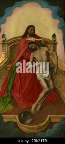 Van der Goes Hugo - The Trinity Altarpiece panels (1478 Stock Photo - Alamy