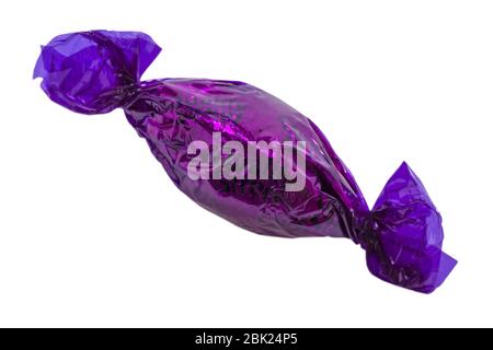 The Purple One Quality Street chocolate on a white background Stock ...