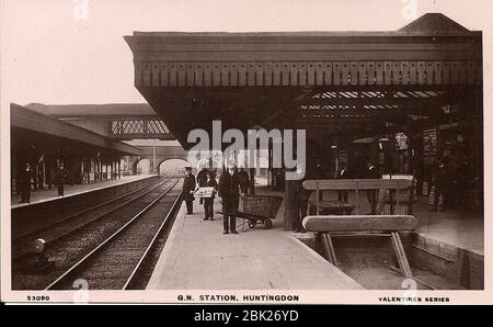 Huntingdon North railway station Stock Photo - Alamy
