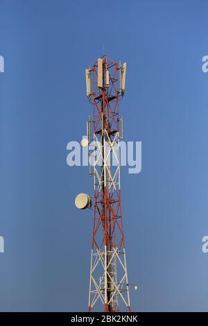 Mobile phone mast, Kingdom of Bahrain Stock Photo - Alamy