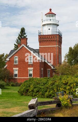Historic Big Bay Point Lighthouse Marquette County Upper Peninsula ...