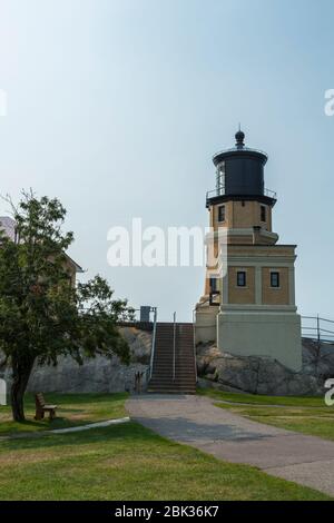 Split Rock Lighthouse on a cliff along Lake Superior Stock Photo - Alamy
