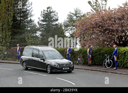 Members of Loch Lomond Road Cycling Club follow social distance ...