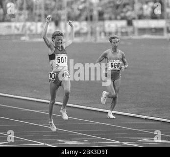 EVY PALM Swedish track and field athlete after victory at 5000m in ...