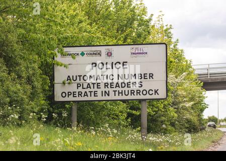 A police car with automatic number plate recognition equipment (ANPR), England Stock Photo - Alamy