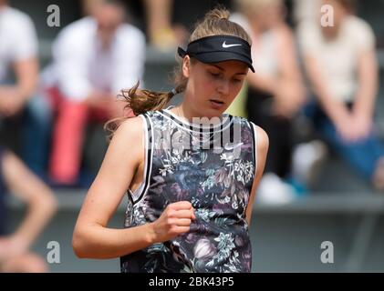 Antonia Lottner of Germany in action during the first qualifications ...