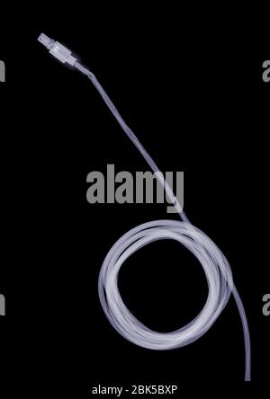 Computer cable, X-ray Stock Photo - Alamy