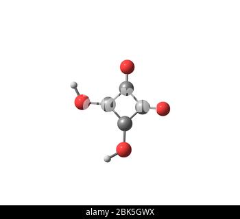 Squaric acid (quadratic acid), carbon atoms approximately form a square ...