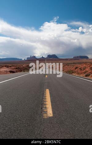 Monument Valley, Highway 163 Scenic Drive, Arizona, United States Stock ...