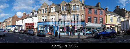Dunbar High Street, East Lothian, Scotland, Europe Stock Photo - Alamy
