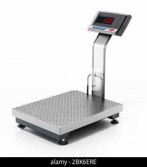 Illustration of a Weighing Scale with Kilogram and Kg Lettering Stock ...