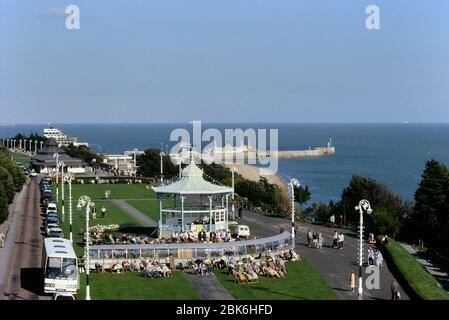 Bandstand The Leas Folkestone Kent England UK Stock Photo - Alamy