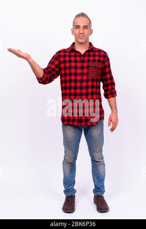 Full body shot of Persian hipster man Stock Photo - Alamy