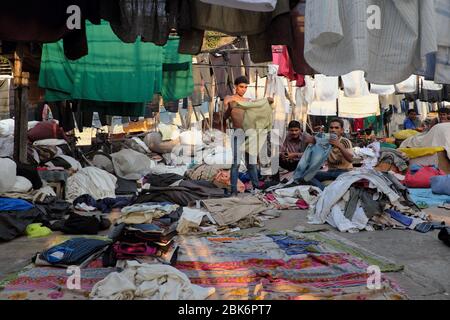 Dhobis or washermen of the Kanaujia (washermen) caste from Uttar ...