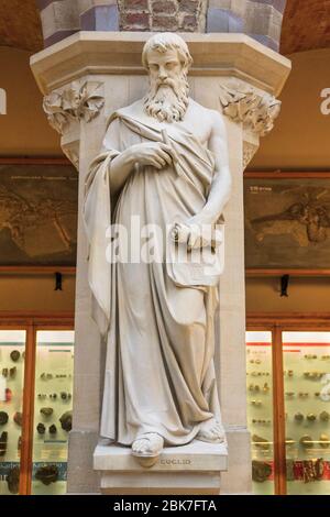 Statue of Euclid Oxford natural history museum Oxford England UK Stock ...