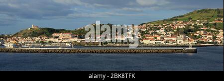 Architecture, Horta, Faial Island, Azores, Portugal, Europe Stock Photo ...