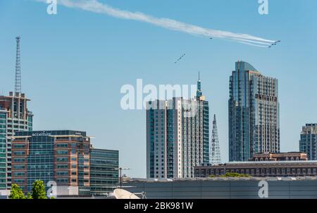 Blue Angels Flyover Stock Photo - Alamy