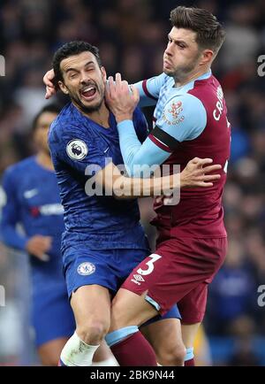 West Ham's Aaron Cresswell during the Premier League match at the ...