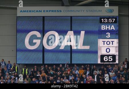 Scoreboard at stadium Stock Photo - Alamy