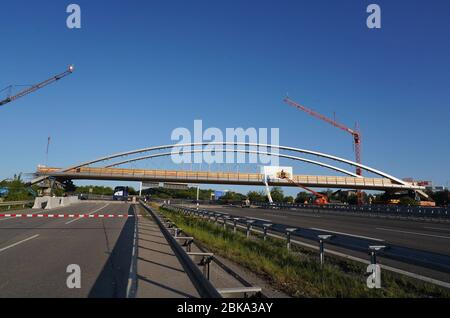 A motorway bridge on the A8 in Germany Stock Photo - Alamy