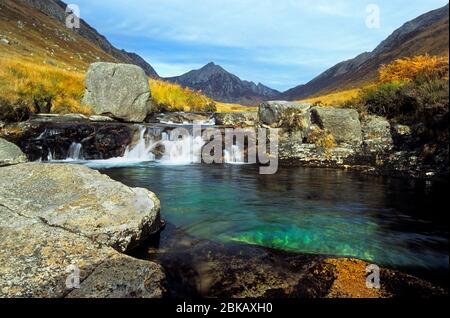 glen rosa trail, the rockpool Stock Photo - Alamy