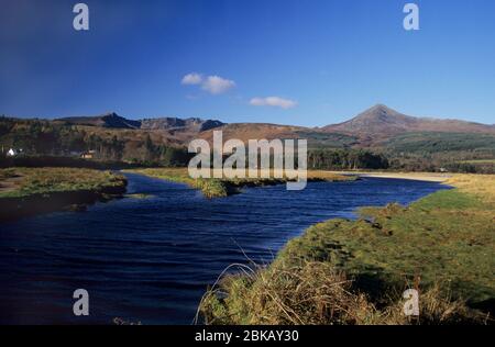 brodick beach by rosa water Stock Photo - Alamy