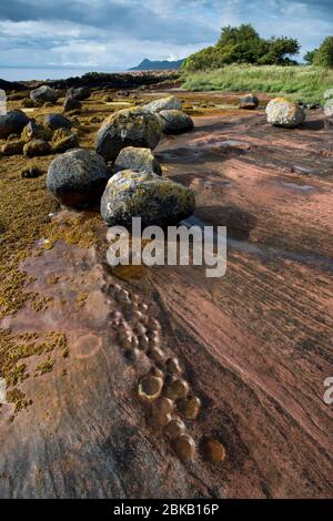 corrie shore detail, arran Stock Photo - Alamy