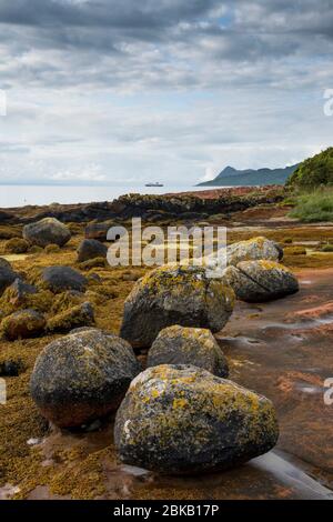 corrie shore detail, arran Stock Photo - Alamy