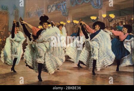 Can Can Dancers Moulin Rouge 1952 Stock Photo Alamy