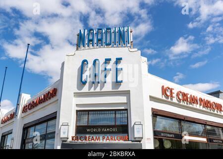 The famous Nardini Ice cream parlour in the art deco cafe and ...