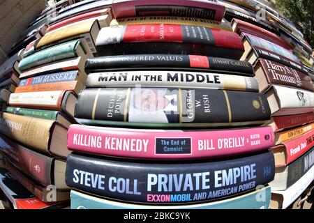 Books for sale at library of over stocked volumes Stock Photo - Alamy