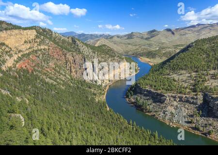 Hauser Dam, Helena National Forest, Montana Stock Photo - Alamy