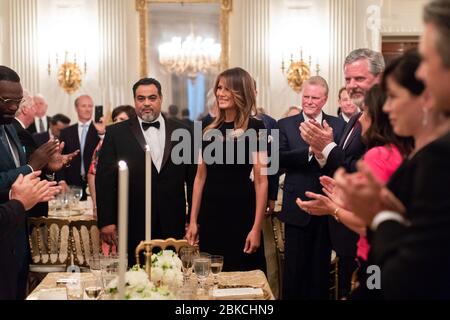 First Lady Melania Trump attends the Congressional Picnic on the South ...