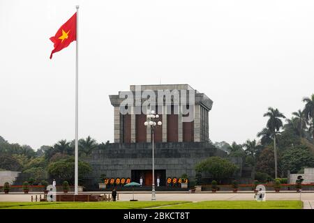 On February 27, 2019, crowds in Hanoi gathered to watch the motorcade ...