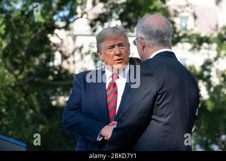 Prime Minister Scott Morrison during Question Time in the House of ...